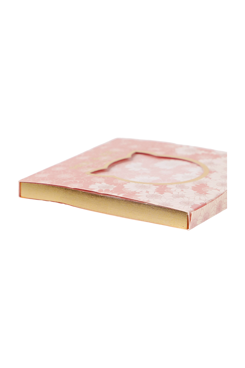Pink floral sticky note